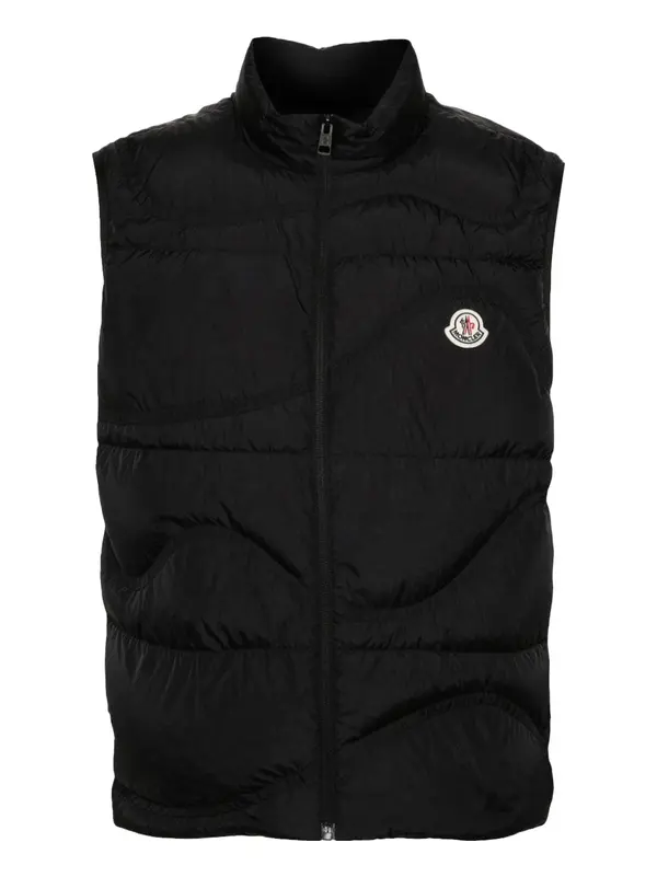 Moncler Logo-patch Padded Gilet - Black
