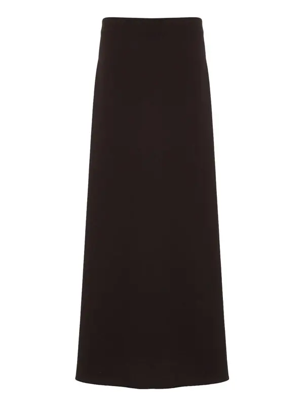 P.a.r.o.s.h A-line Midi Skirt - Brown