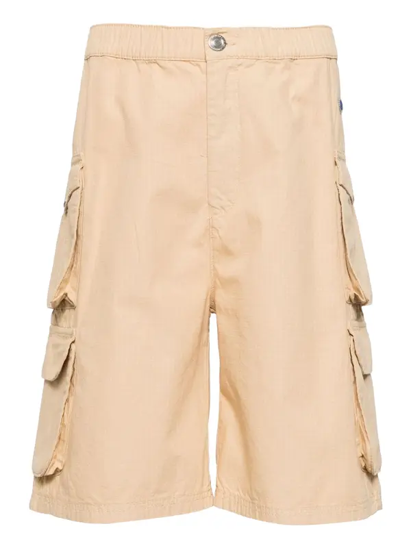 LES BENJAMINS Cotton-ripstop Cargo Shorts - Brown