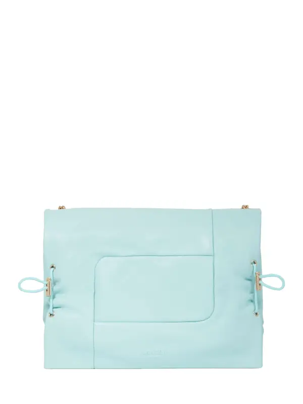 LANCEL Large Leather Crossbody Bag - Blue