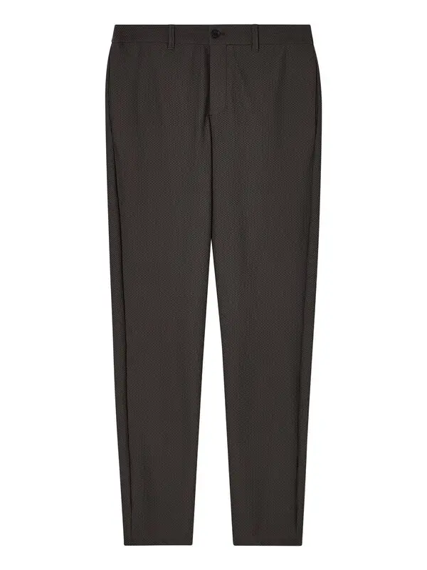 Giorgio Armani Technical Waffle Trousers - Beige