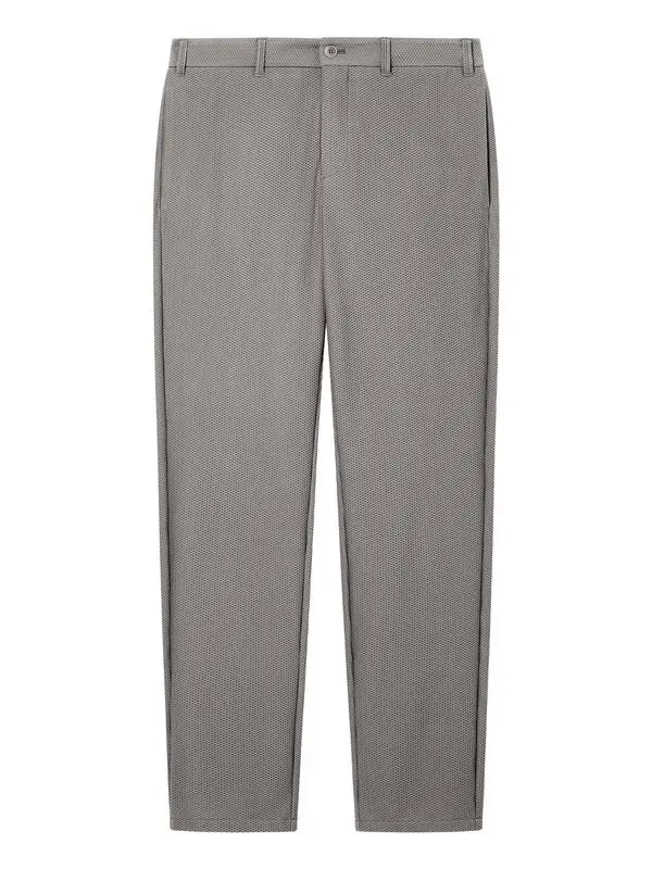 Giorgio Armani Technical Waffle Trousers - Grey