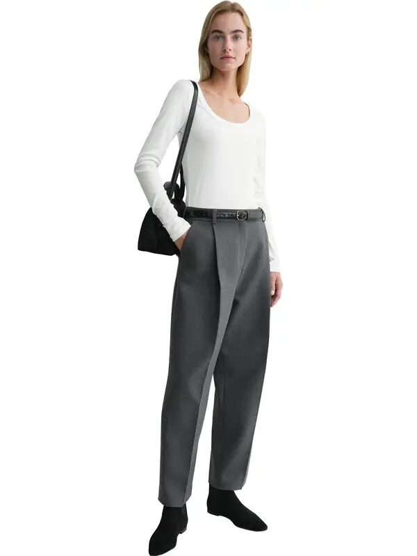 TOTEME Classic Rib Top - White