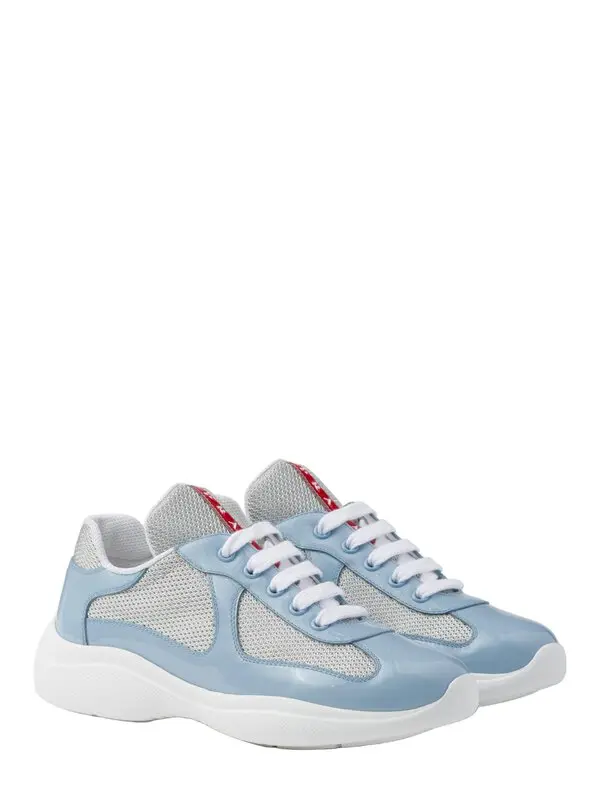 Prada America's Cup Biker Sneakers - Light Blue