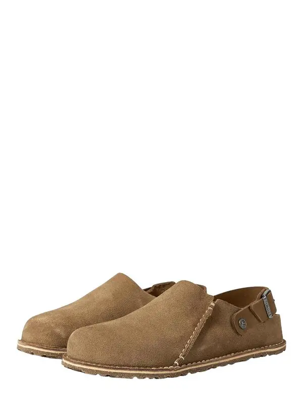 BIRKENSTOCK Lutry 365 Suede Clogs - Green