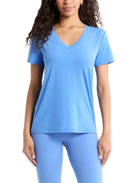 Zella Breathe Active T-shirt - Blue Azurite
