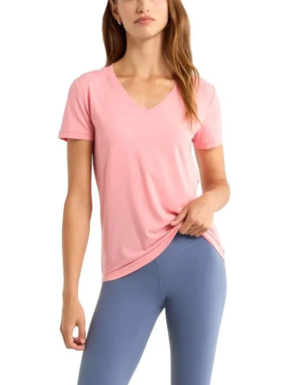 Zella Breathe Active T-shirt - Pink Berry Ice