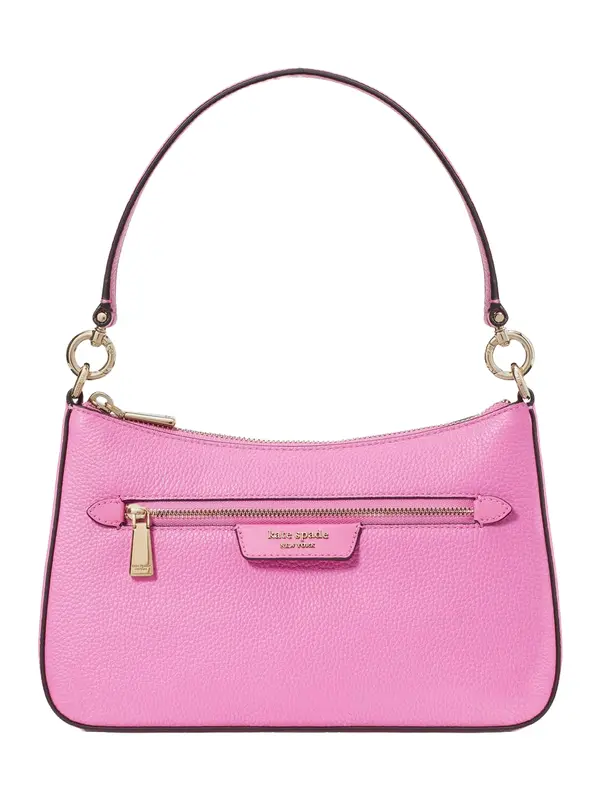 Kate Spade New York Hudson Pebbled Leather Shoulder Bag - Echinacea Flower