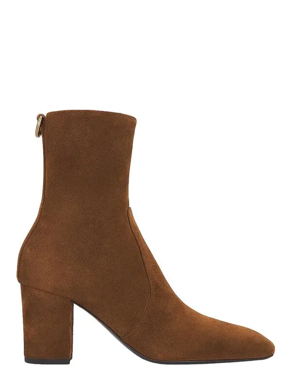 Saint Laurent Betty Zipped Bootie - Land