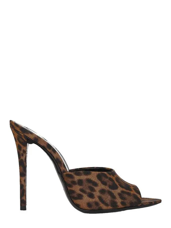 Saint Laurent Goldie Mule Sandal - Manto Naturale