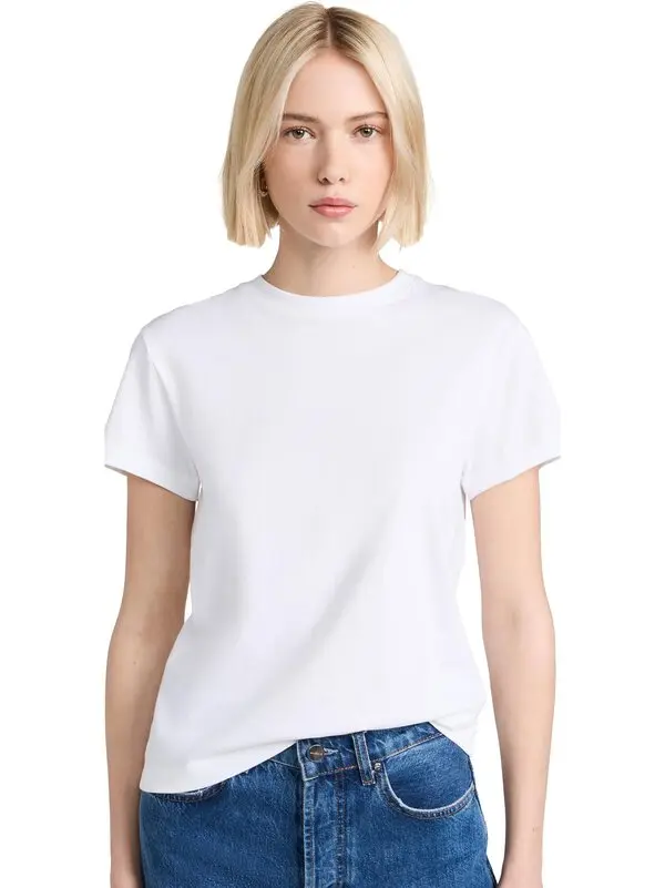 Vince Crew Neck Tee - Optic White