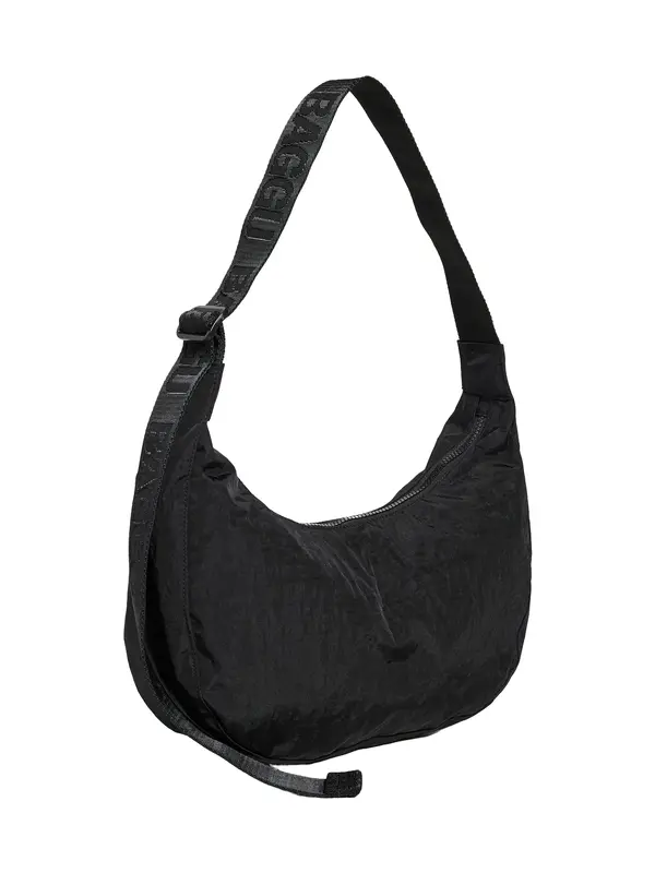 Baggu Medium Nylon Crescent Bag - Black