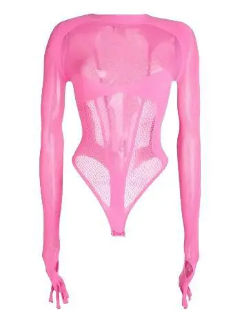 Gcds Solid Bodysuit - Magenta