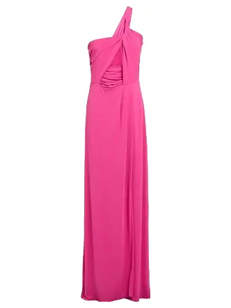 Patrizia Pepe One-shoulder Maxi Dress - Pink