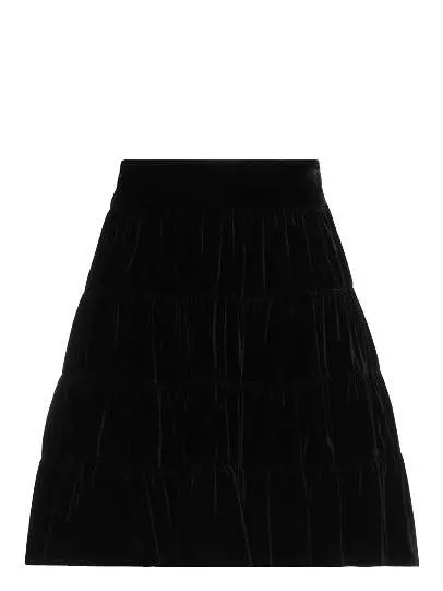 Sandro Flared Mini Skirt - Black