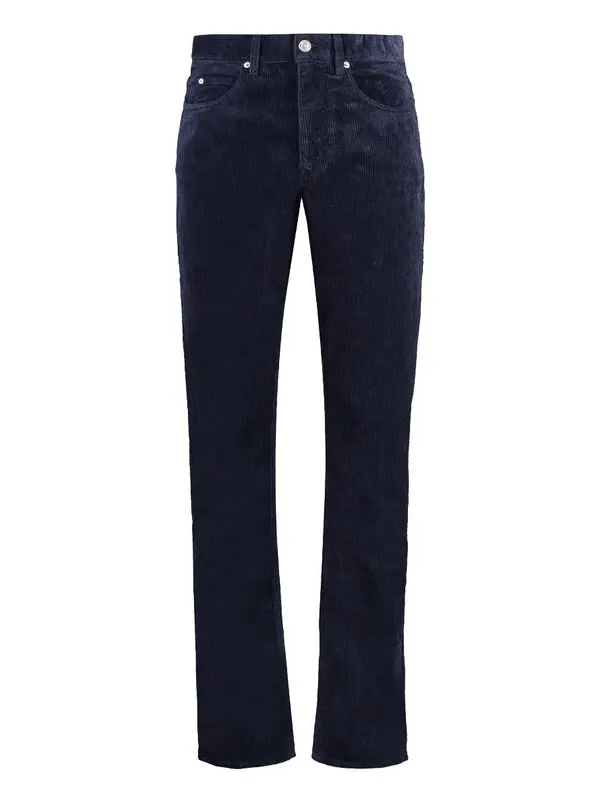 Isabel Marant Jack Corduroy Trousers - Blue