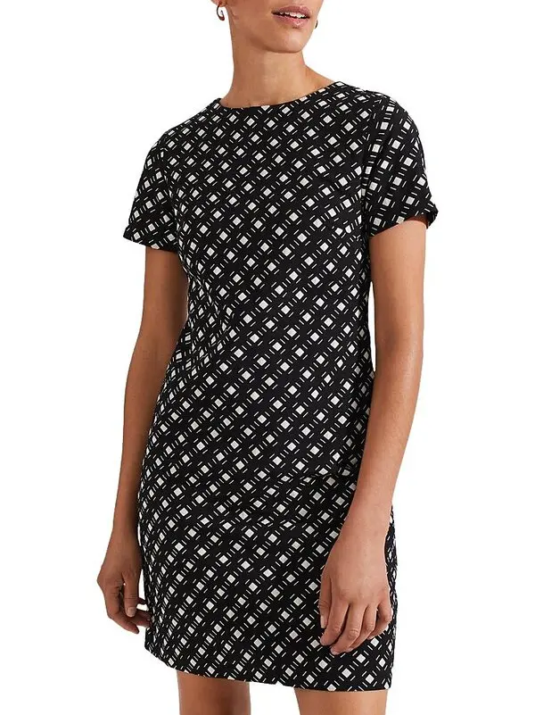 HOBBS LONDON Simona Dress - Black Ivory