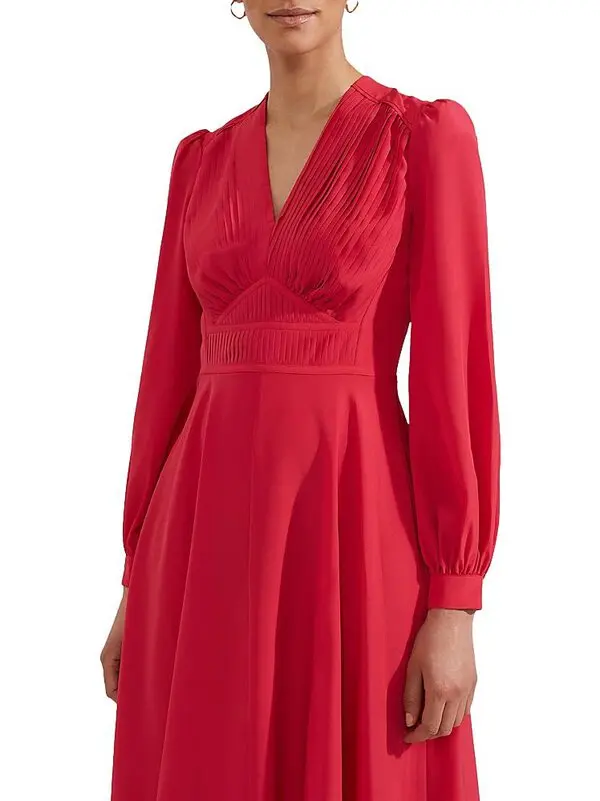 HOBBS LONDON Adrianna Dress - Rouge Pink