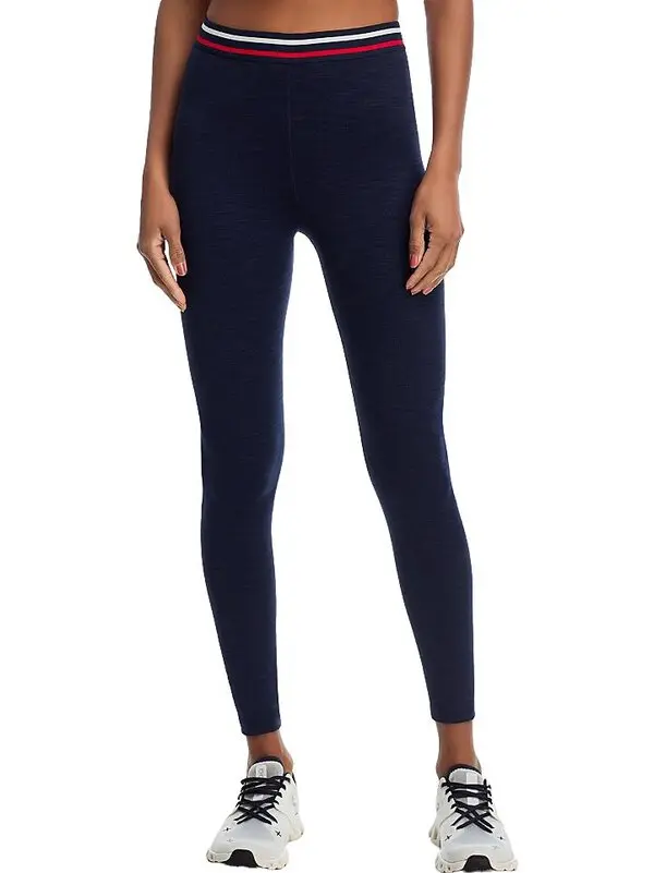 Splits59 Bailey High-waist 7/8 Leggings - Heather Indigo