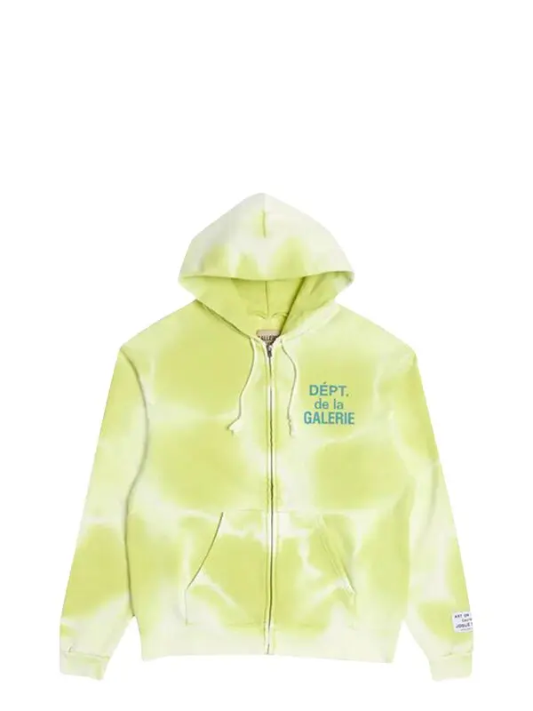 GALLERY DEPT. French Zip Up Hoodie - Green