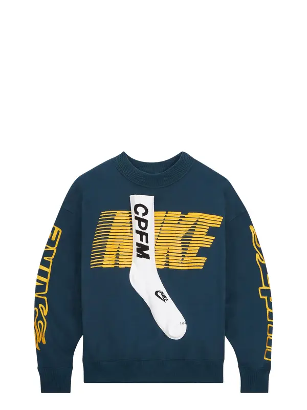 Nike X Cpfm Fleece Crewneck Sweatshirt - Green