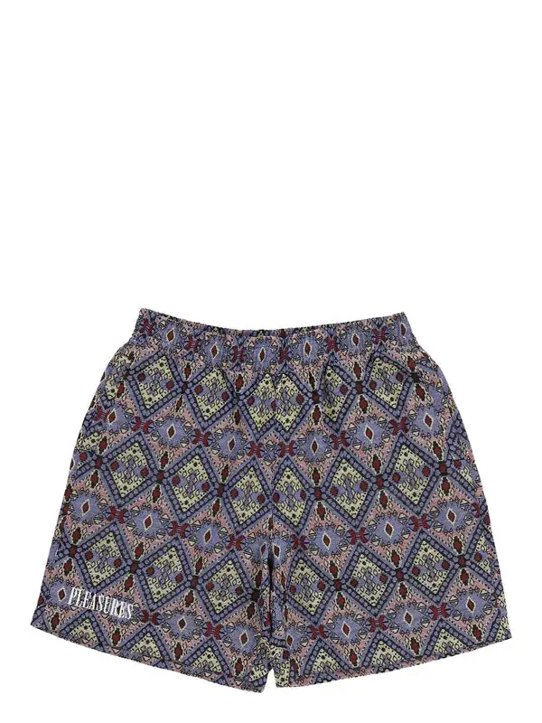 PLEASURES Patterned Coffer Shorts - Blue