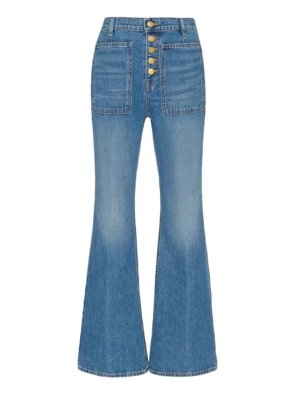 Ulla Johnson The Lou Jean - Danube Medium Indigo Wash