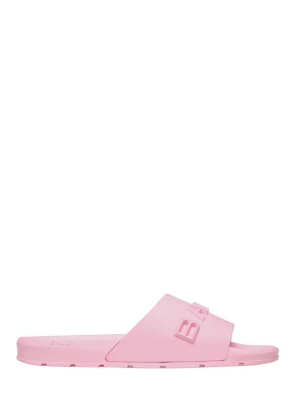 Bally Logo-embossed Slides - Pink