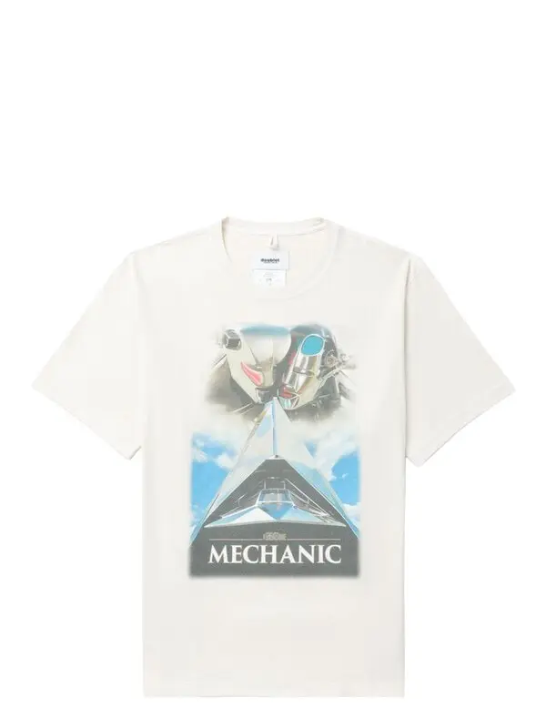 DOUBLET Android Mechanic Cotton T-shirt - White