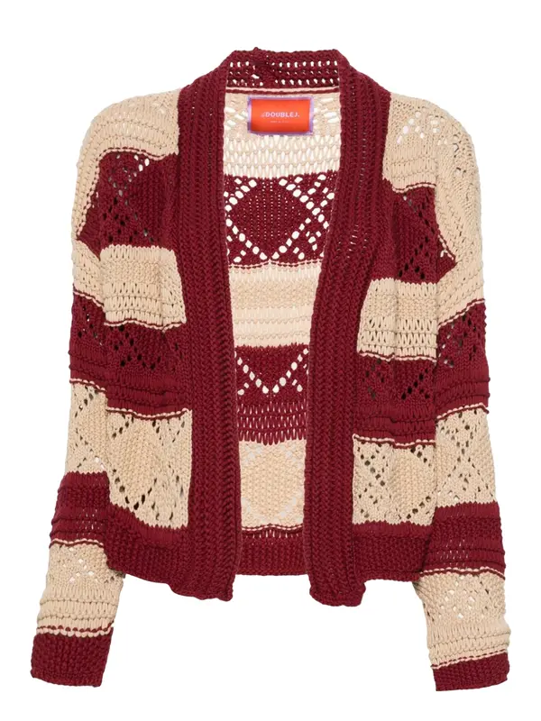 La DoubleJ Summer Knitted Cardigan - Red