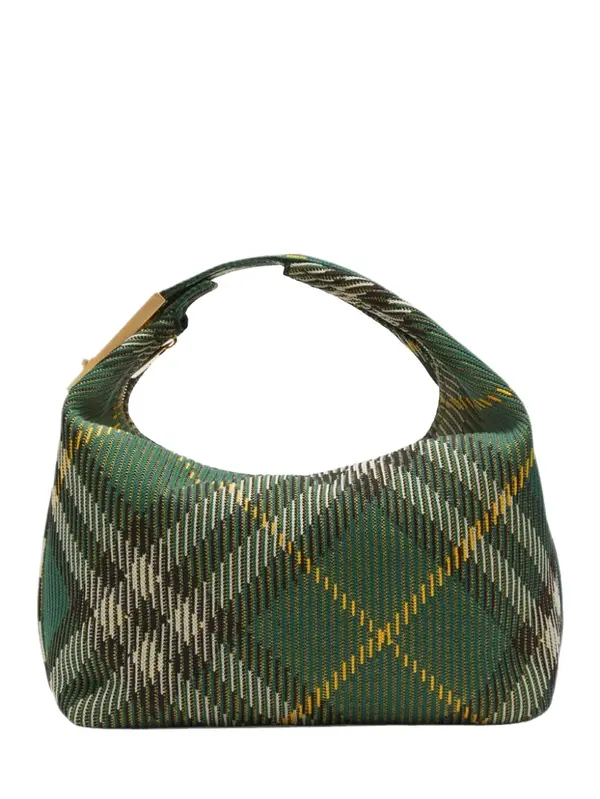 Burberry Check-pattern Shoulder Bag - Green