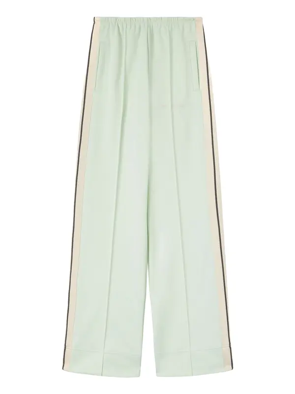 Palm Angels Side-stripe Track Pants - Green