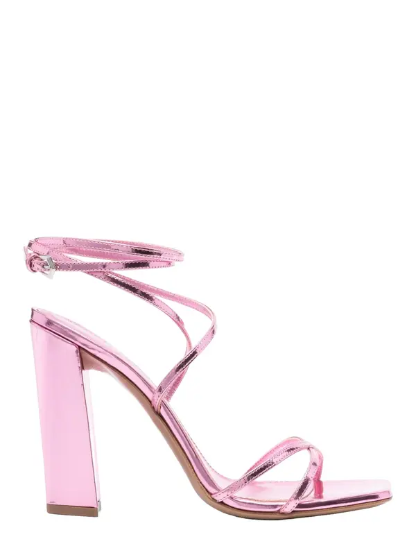 Paris Texas Diana 105mm Leather Sandals - Pink