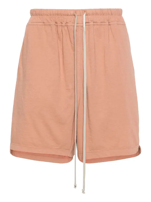 Rick Owens Phleg Cotton Shorts - Orange