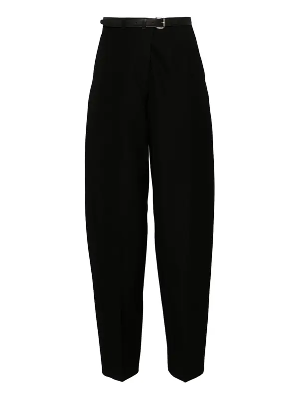 Alexander Wang Belted Wool Trousers - Black