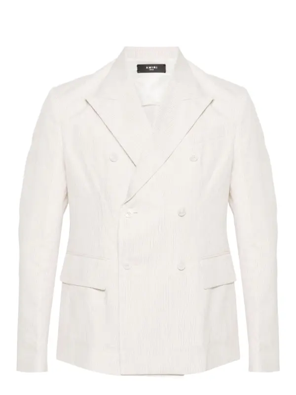 Amiri Metallic-threading Blazer - Neutrals