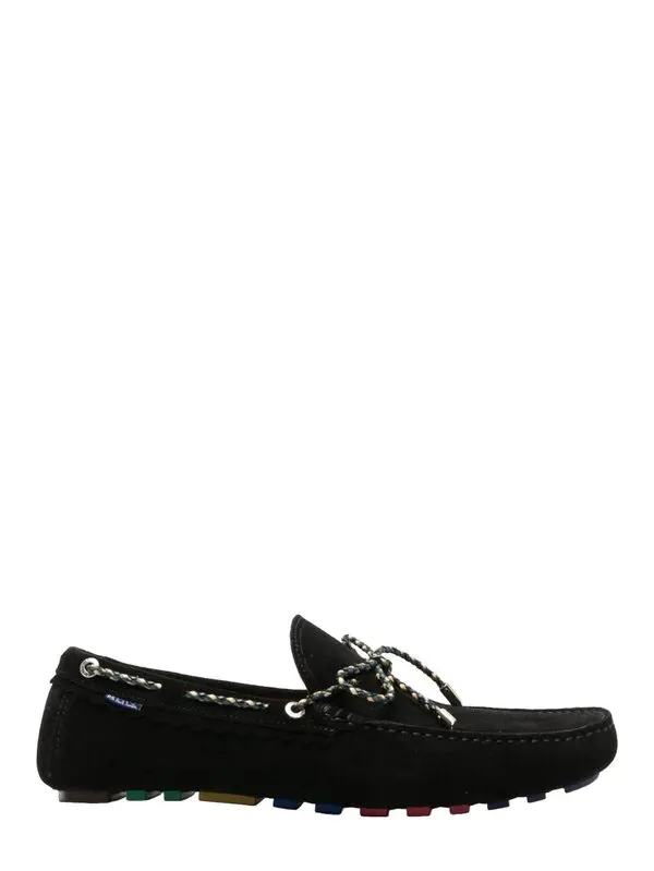 Paul Smith Springfield Suede Boat Shoes - Black