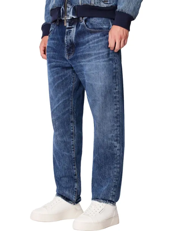 Armani Exchange Tapered-leg Jeans - Blue