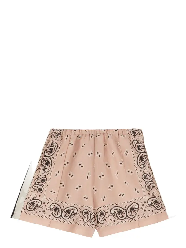 Palm Angels Paisley-print Track Shorts - Pink