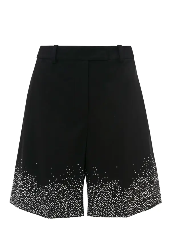 JW Anderson Crystal-embellished Tailored Shorts - Black