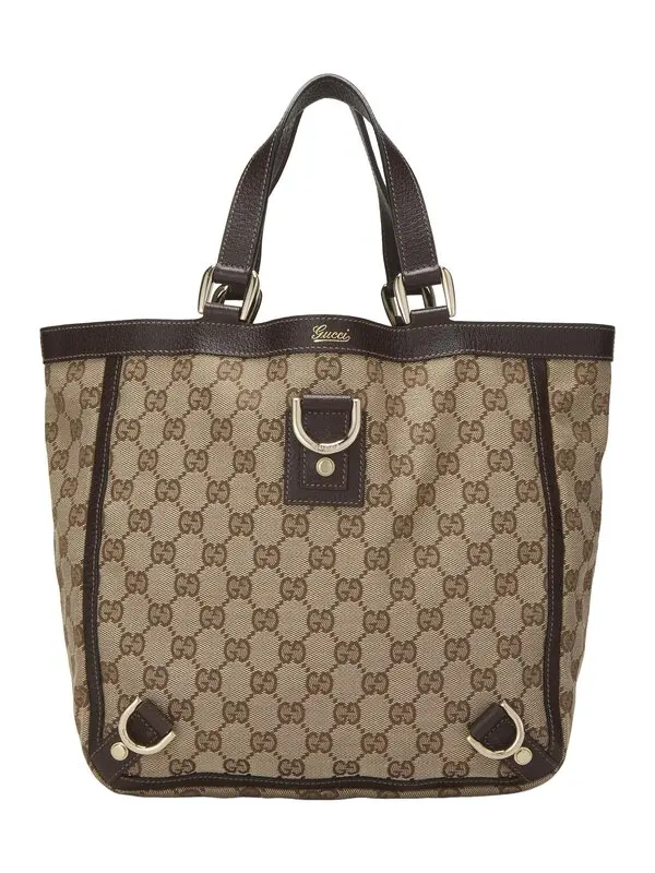 Gucci Original Gg Canvas Abbey Tote Bag - Beige