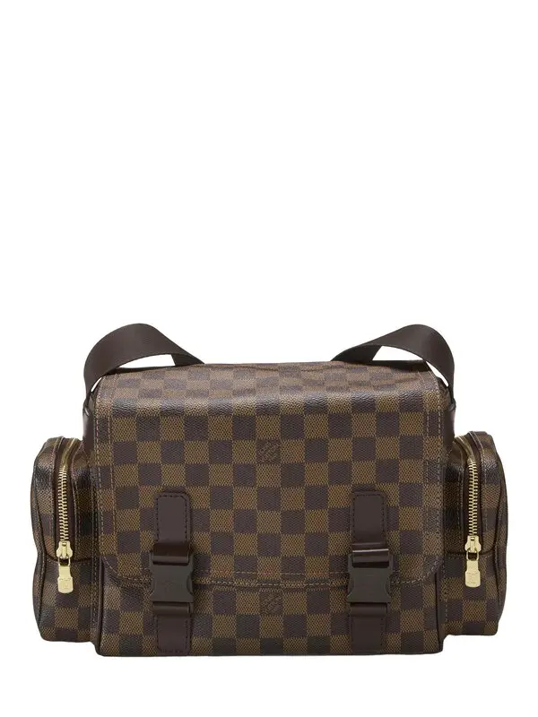 LOUIS VUITTON Damier Ebene Melville Messenger - Brown