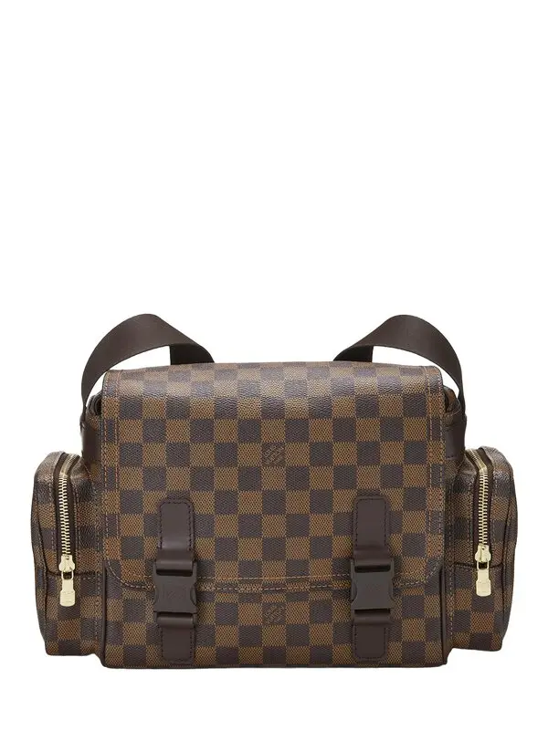 LOUIS VUITTON Damier Ebene Melville Messenger - Brown