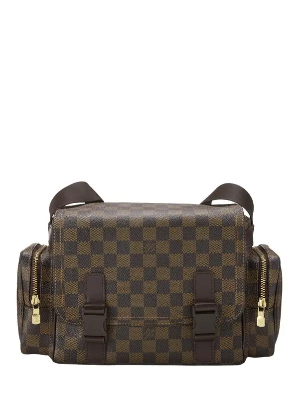 LOUIS VUITTON Damier Ebene Melville Messenger - Brown