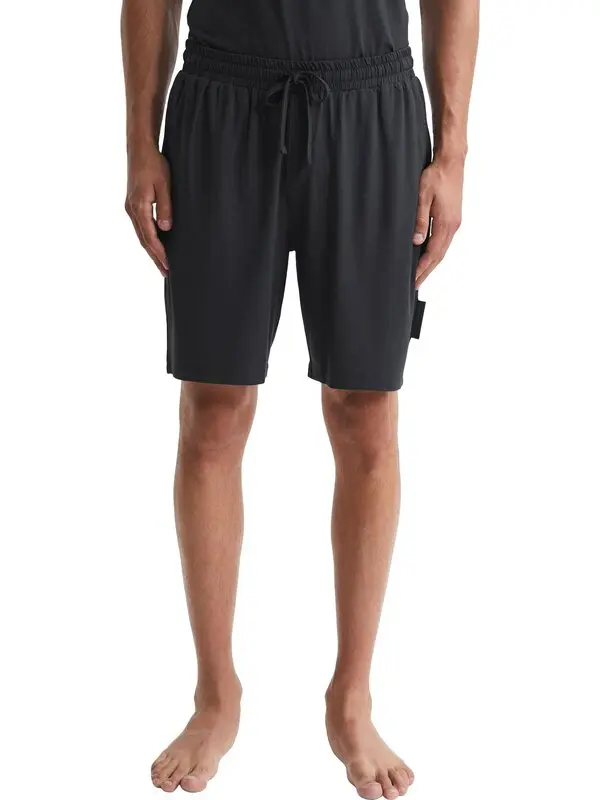 REISS Walcot Jersey Drawstring Shorts - Charcoal