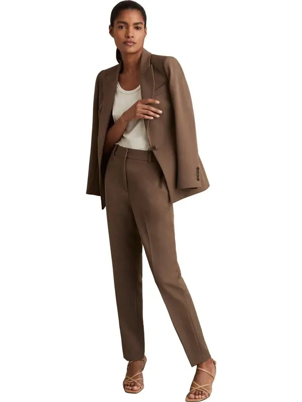 REISS Gabi Tailored Suit Blazer - Mink Neutral