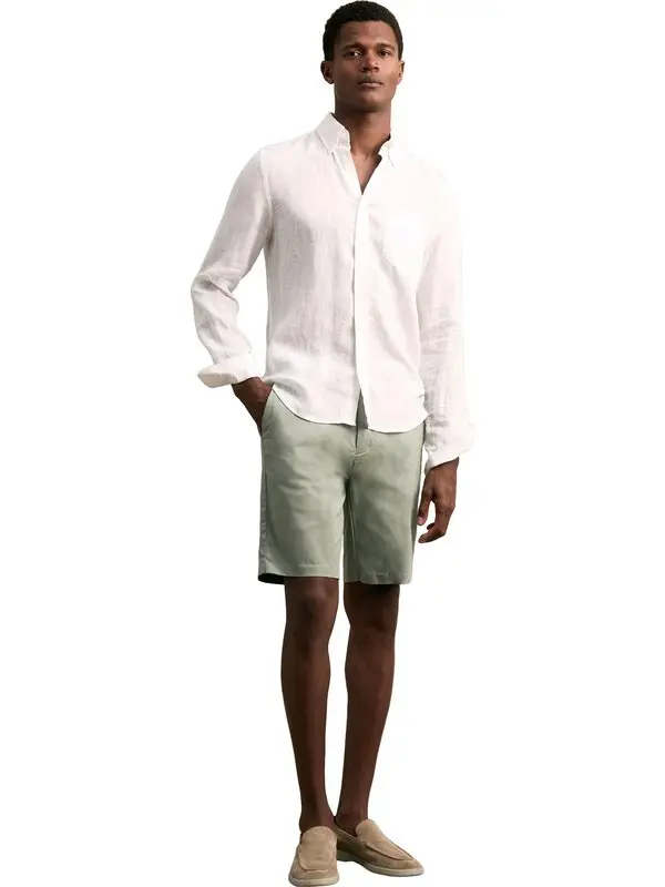 REISS Wicket Casual Chino Shorts - Pistachio