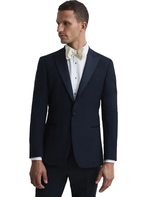 REISS Poker Modern Fit Performance Dinner Jacket - Navy