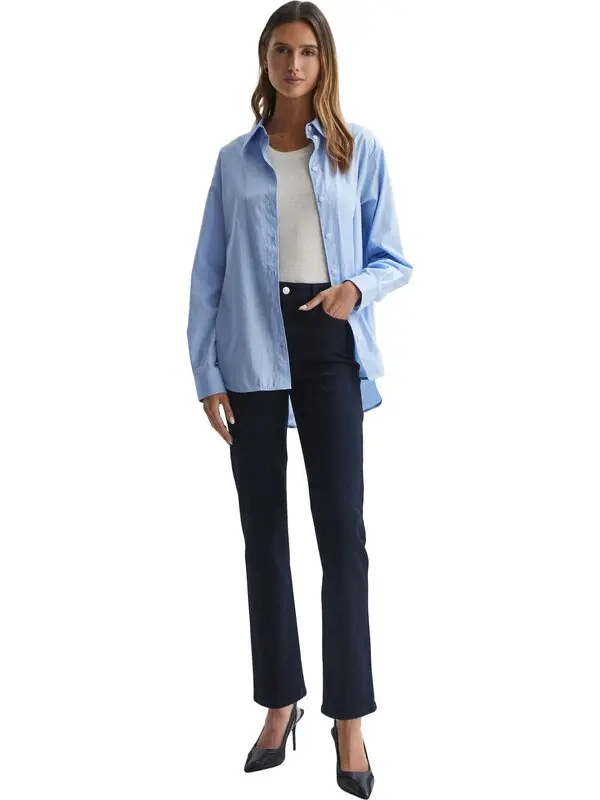 Paige Cindy " Straight Leg High Rise Jeans - Night Fever