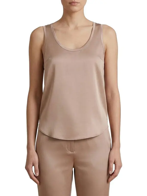 Brunello Cucinelli Sleeveless Top - Bronze